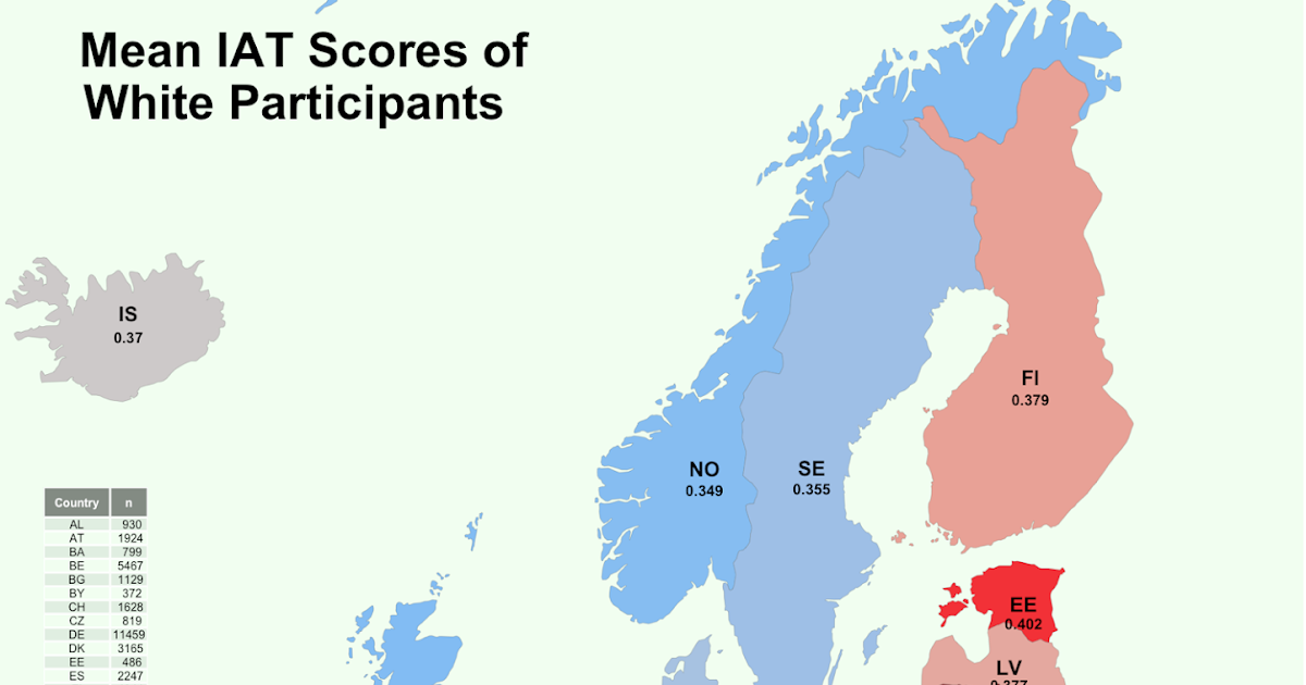 This Map Shows Racial Bias In Europe