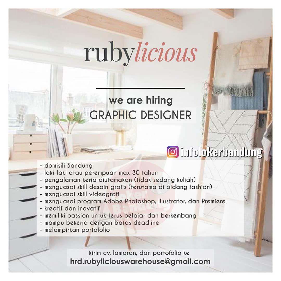 Lowongan Kerja Graphic Designer Rubylicious Bandung April 2019 - Info ... Lowongan Kerja Graphic Designer Rubylicious Bandung April 2019 - Info ...