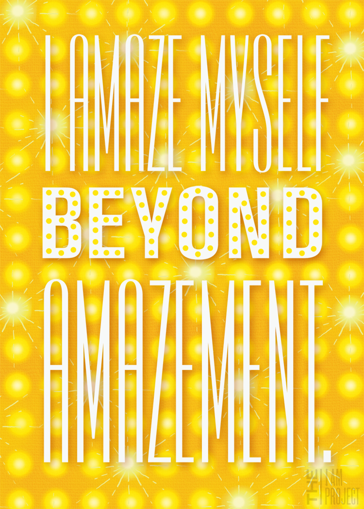 Because It's Awesome: the i am project :: amazed beyond amazement