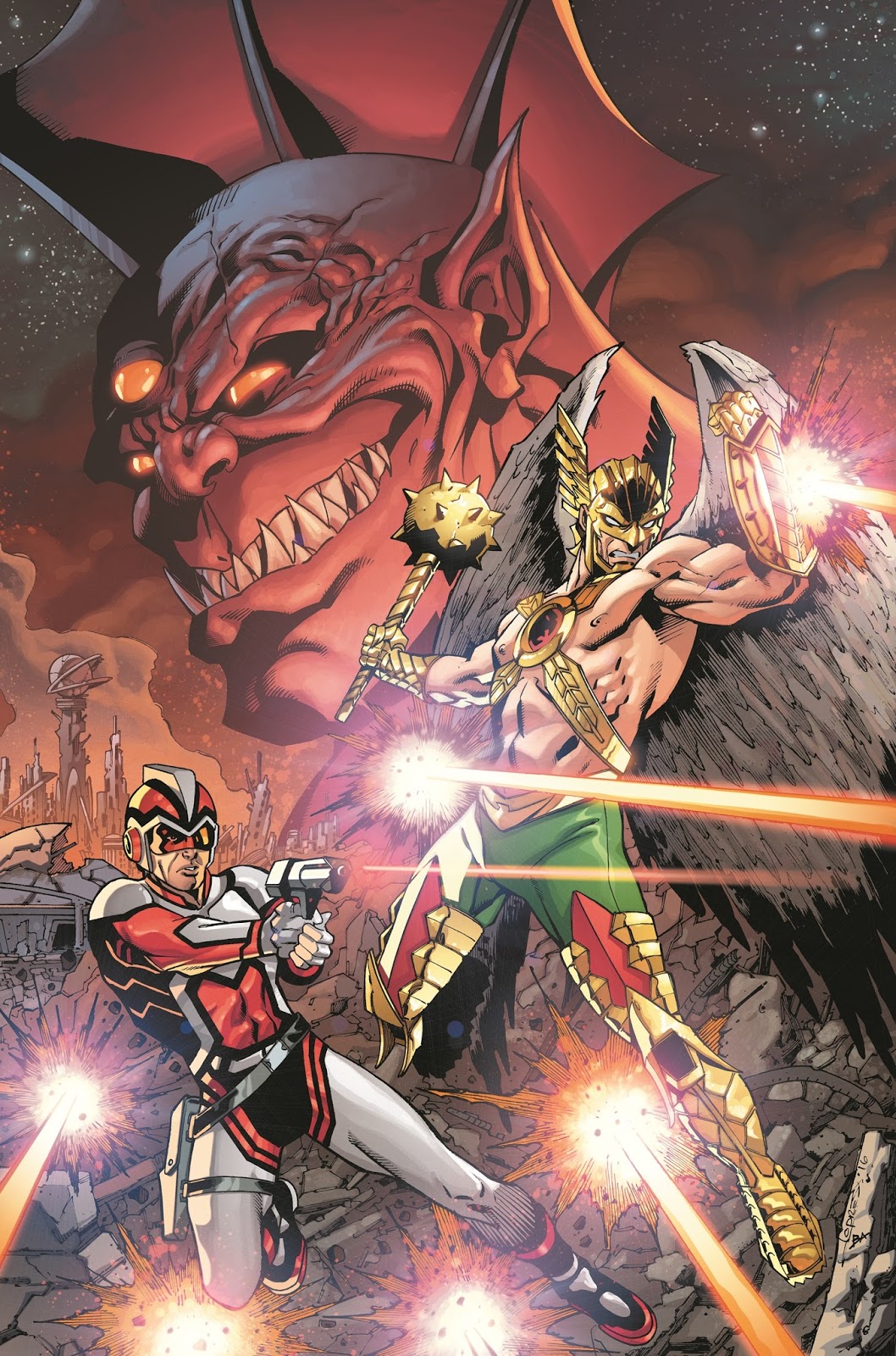 Hawkman New 52 Art