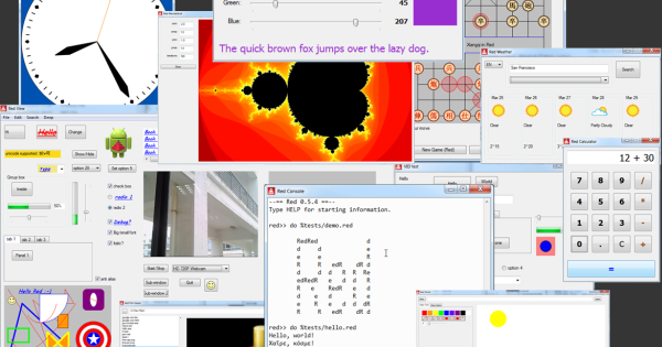 Red Programming Language: 0.6.0: Red GUI system