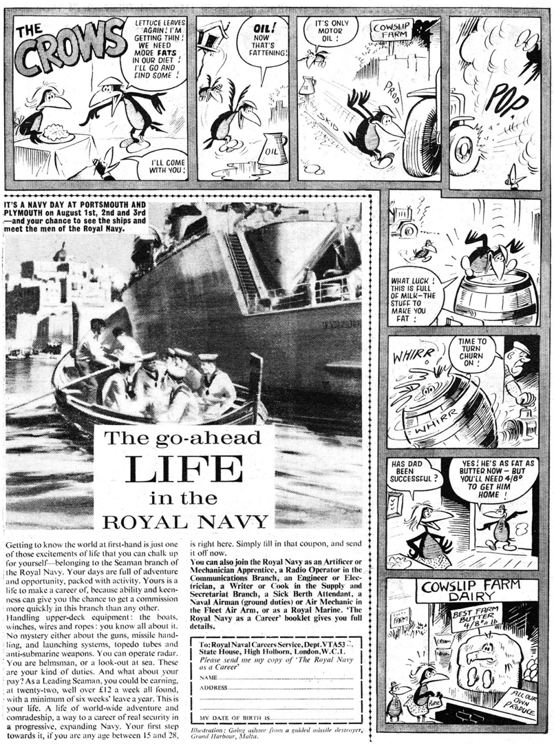 Wacky Comics!: 50 Years Ago This Week: Valiant's Humour Strips