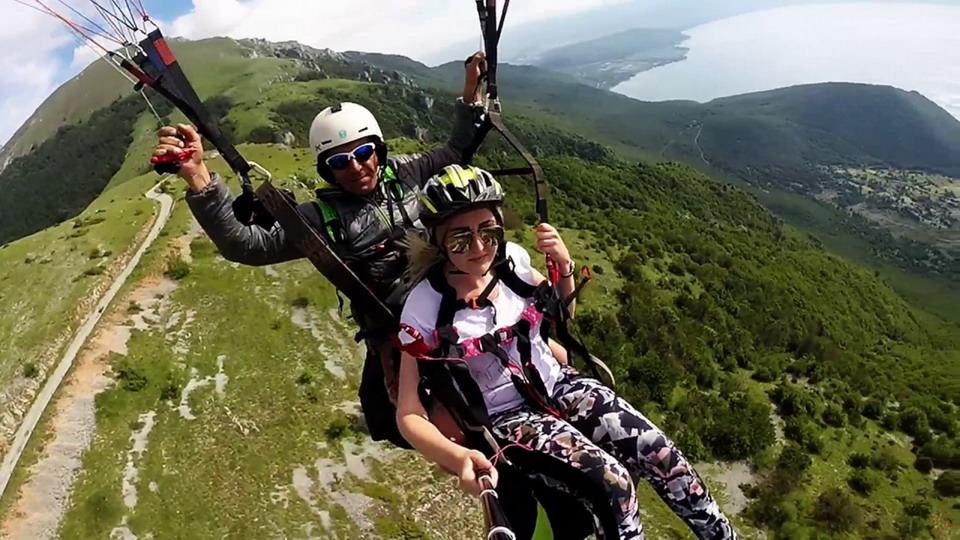 Paragliding über Ohrid - GoPro