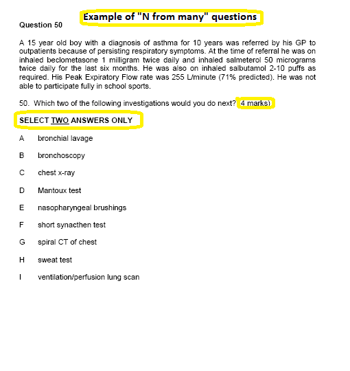 HOW TO PASS MRCPCH : STRUCTURE OF THE WRITTEN EXAM