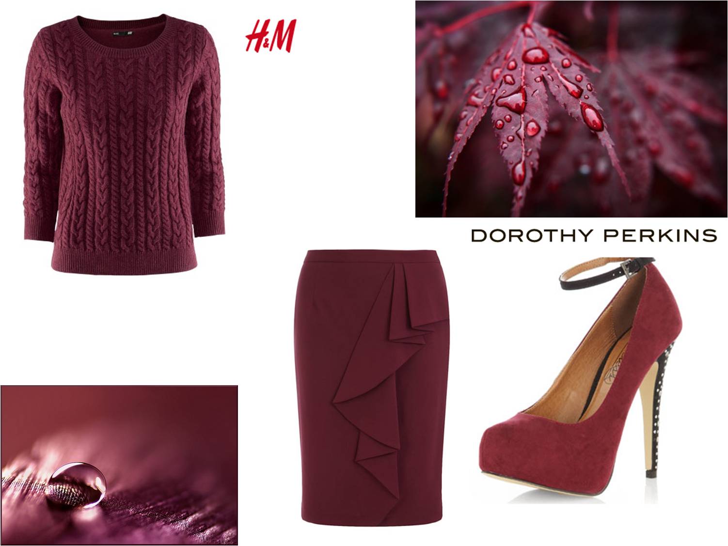 AnnChic: Burgundy trend