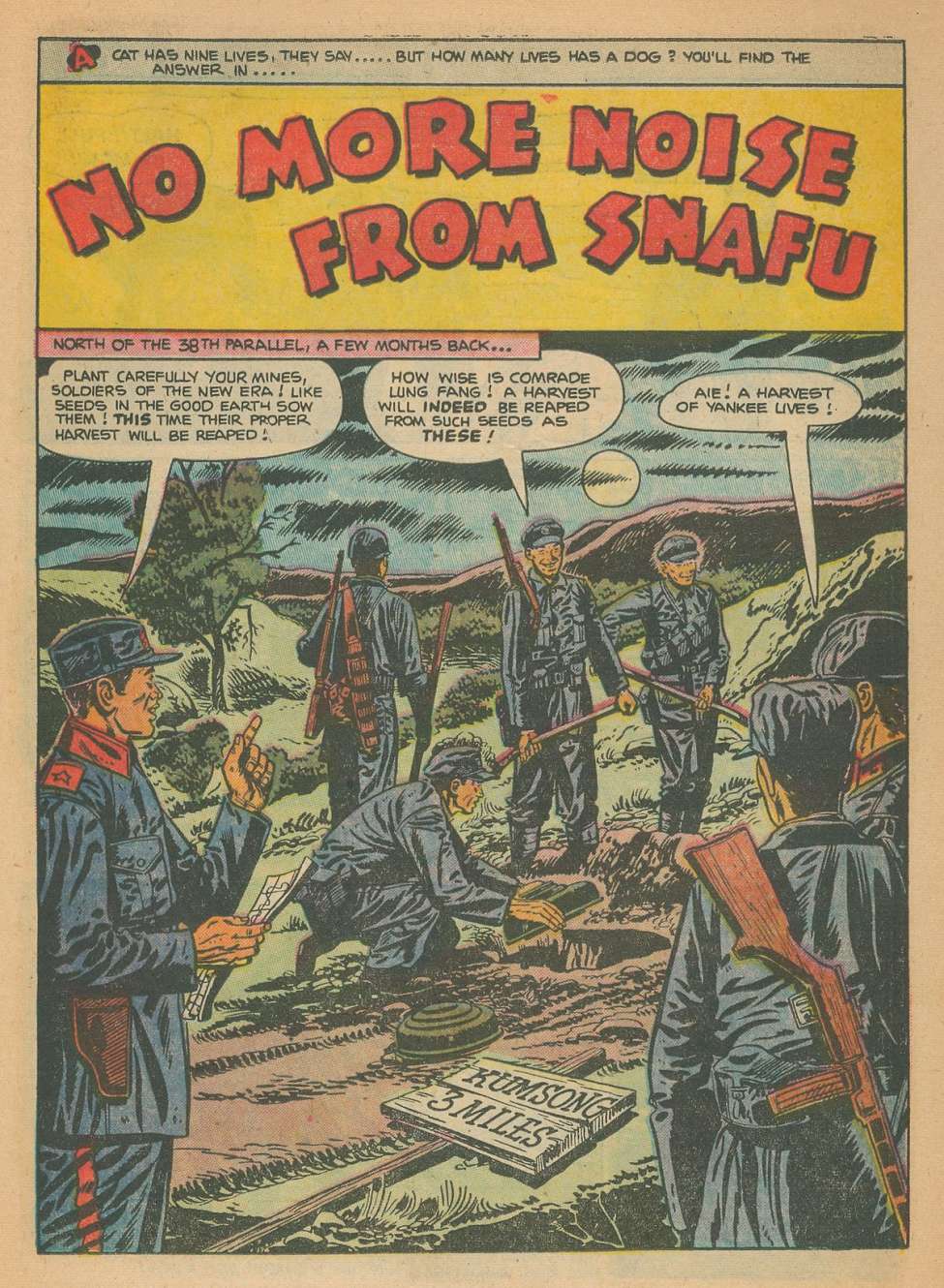 THE CHARLTON COMICS READING LIBRARY: NEVER AGAIN #1 August 1955.
