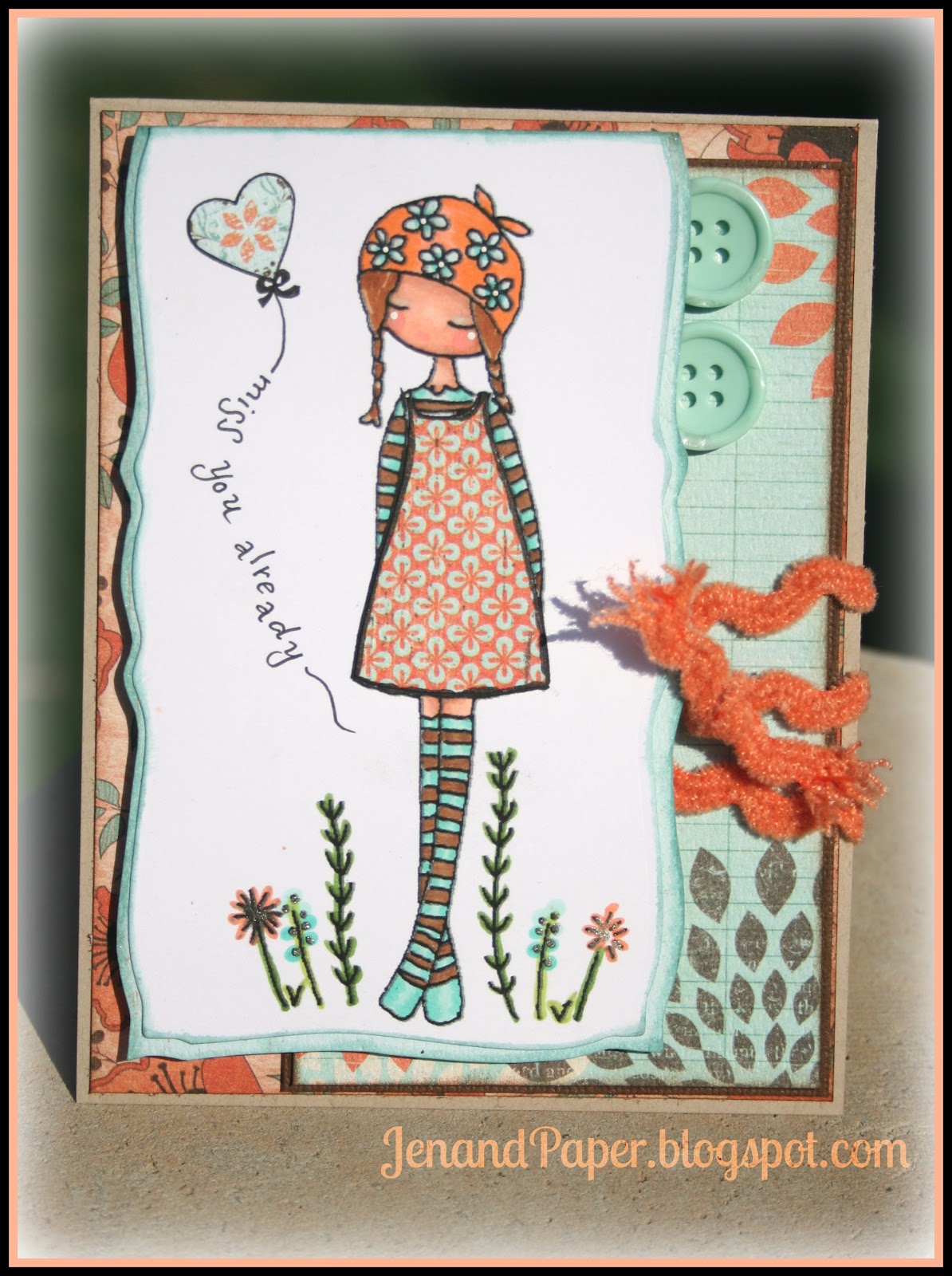 Jen and Paper: Missing You….