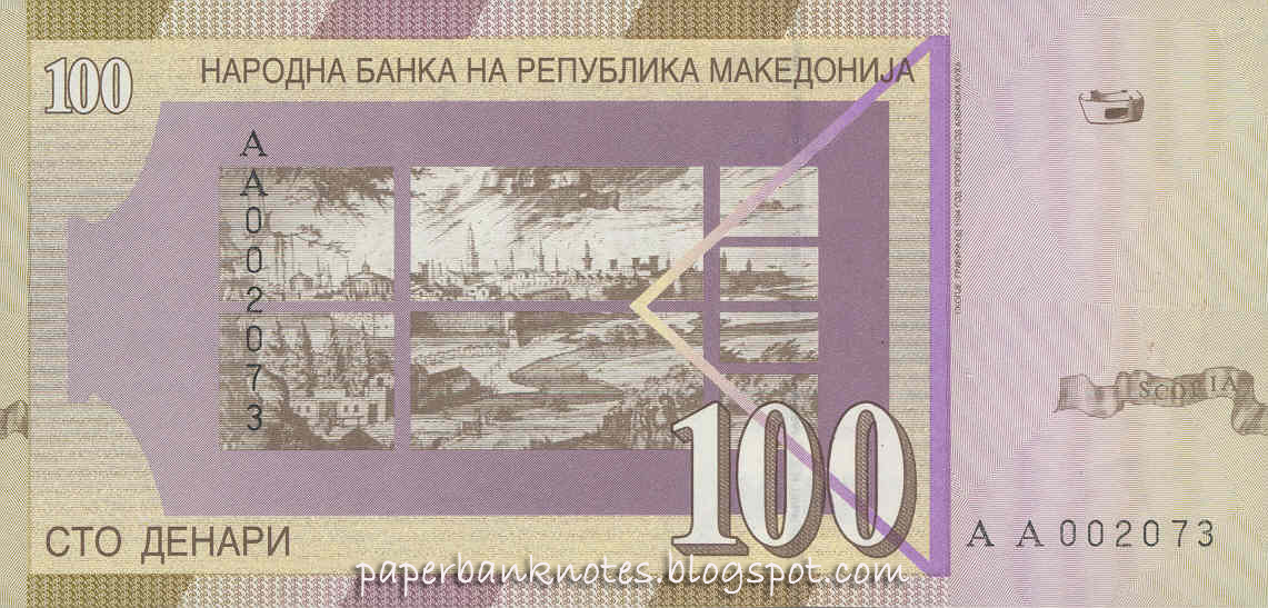 commemorative: Macedonia - 100 Denar 2000 Millennium Commemorative issue