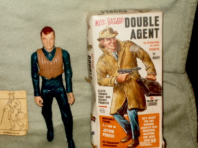 Vintage Marx Mike Hazard Secret Agent toy: I owned this!