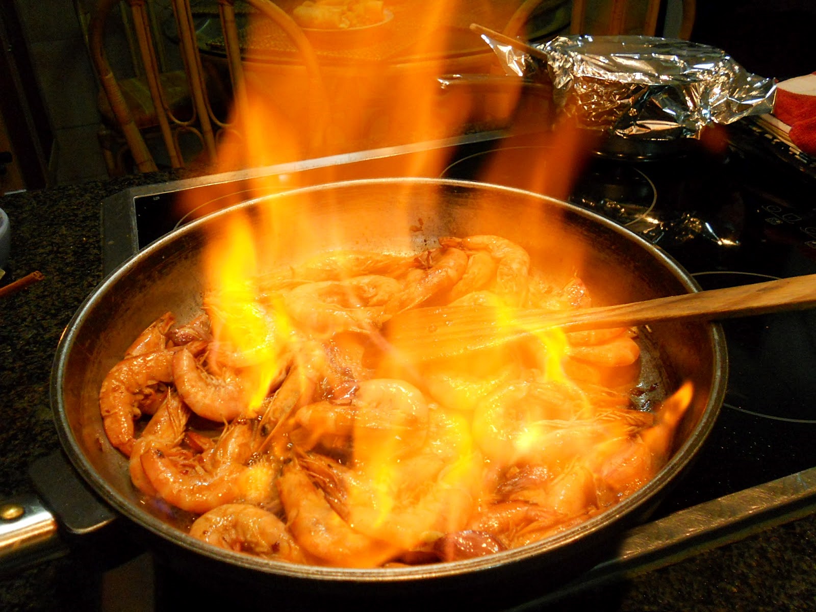 Camarão Flambeado - Uma verdadeira tentação! - Receita Com Sabores