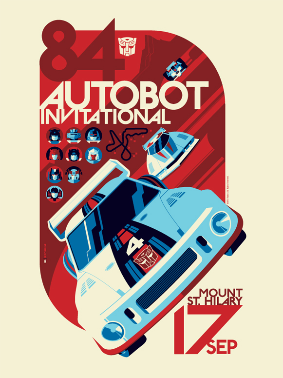 INSIDE THE ROCK POSTER FRAME BLOG: Tom Whalen Transformers Autobot ...