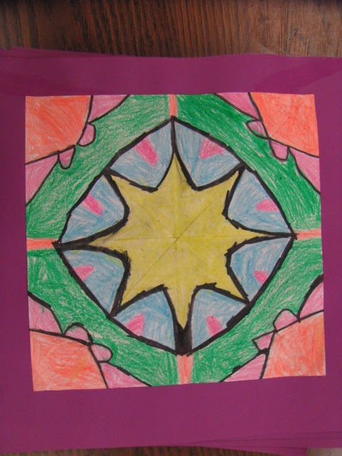 One Happy Art Teacher: Some Simple Symmetry