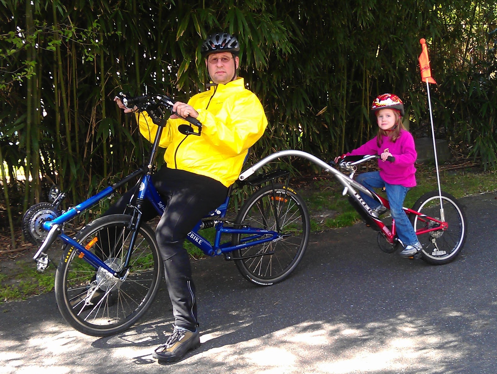 The Recumbent Quant: Pulling a Trail-A-Bike