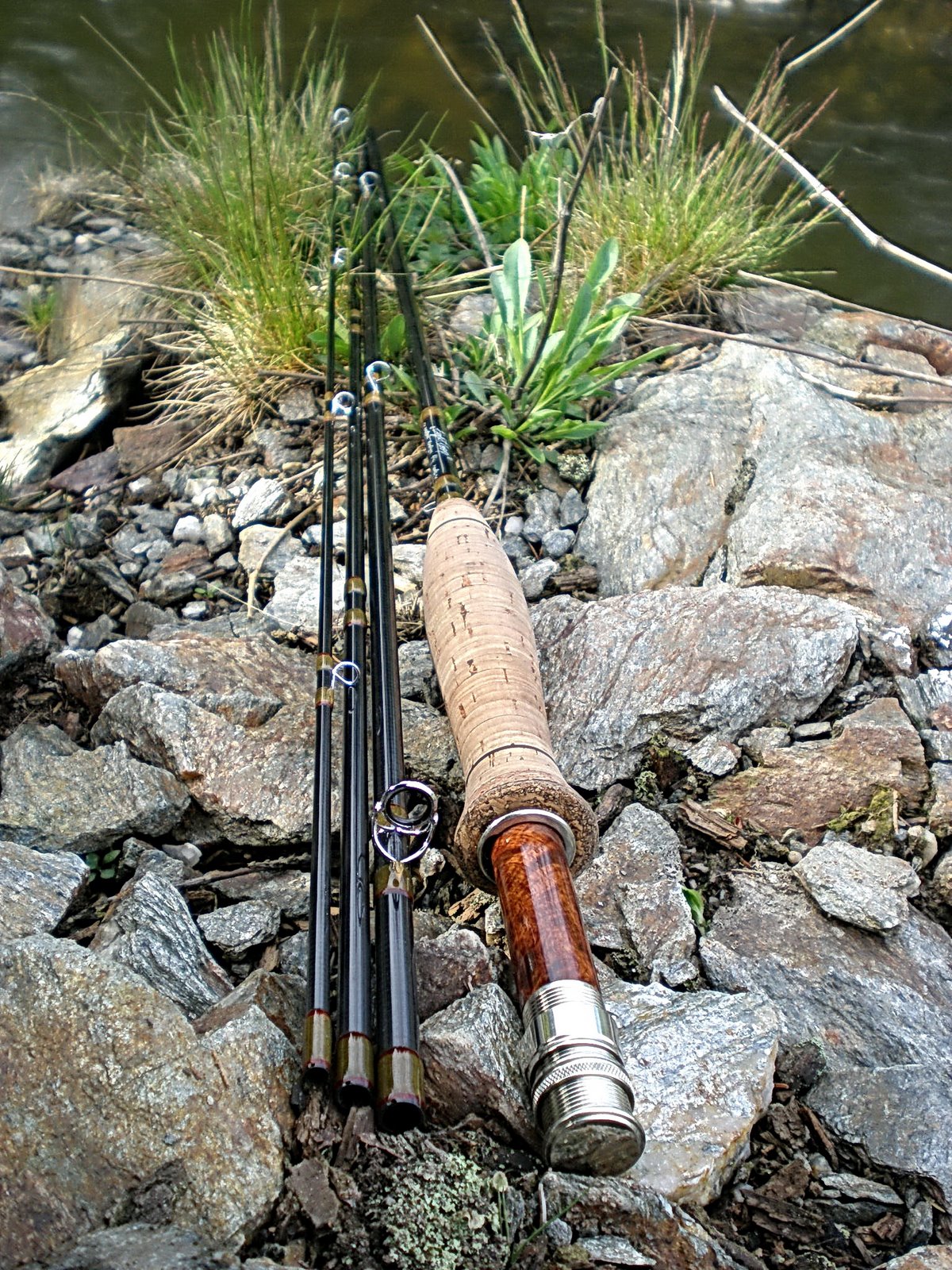 Handcrafted graphite and fiberglass fly rods: The Rods
