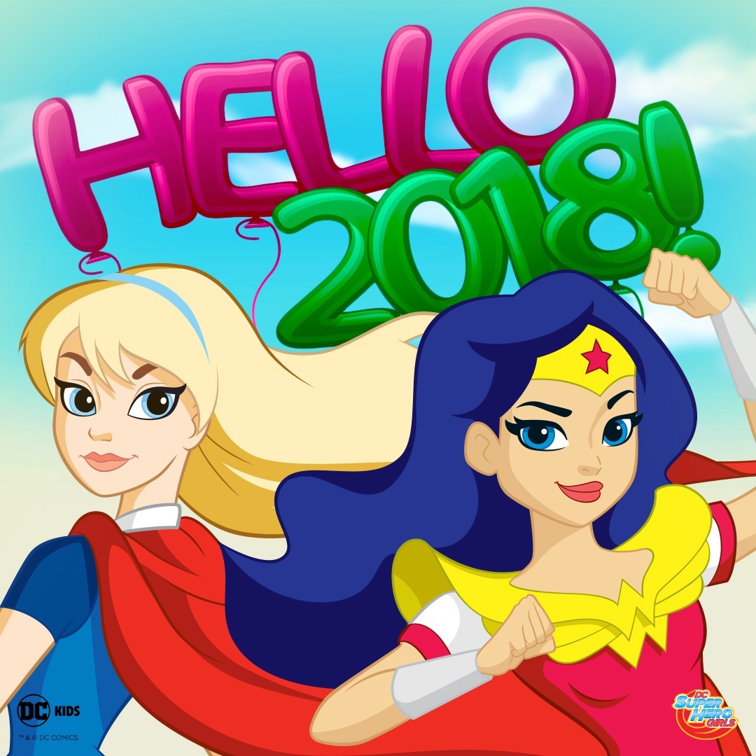 ¡dc Super Hero Girls Blog Feliz 2018 Con Dc Super Hero Girls