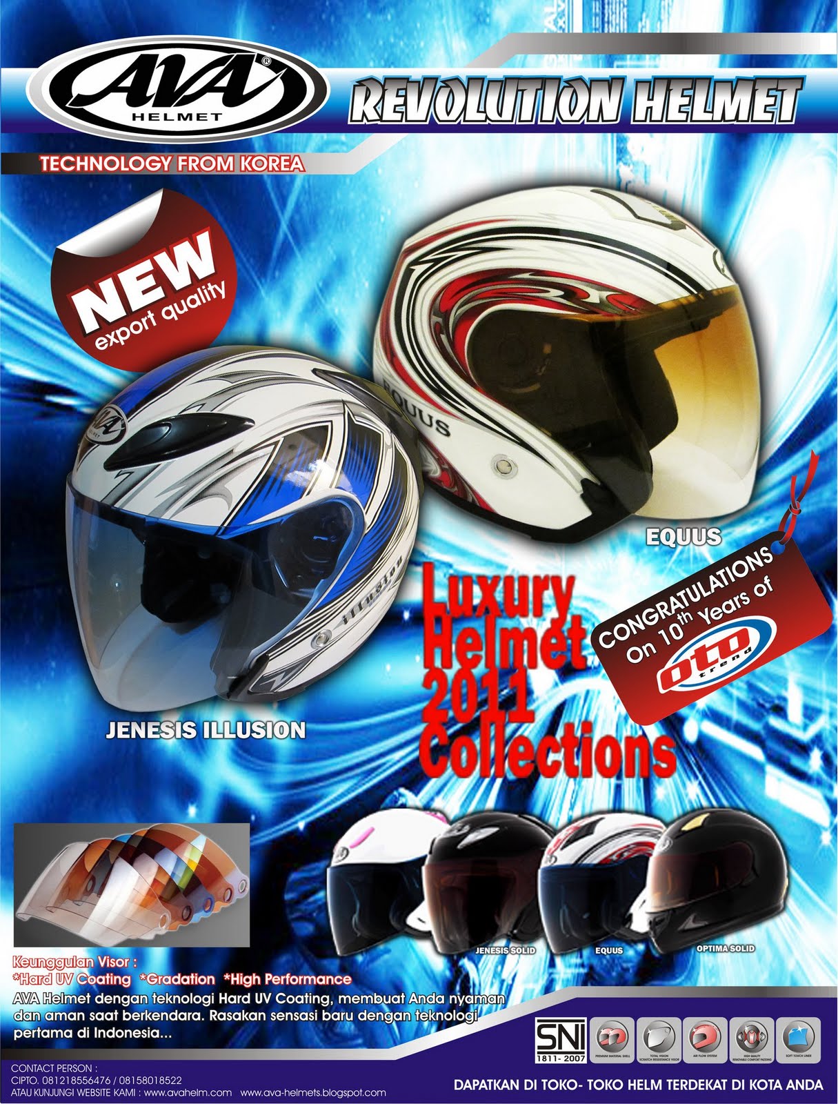 Toko Helm " Fajar Helmets": Helm AVA