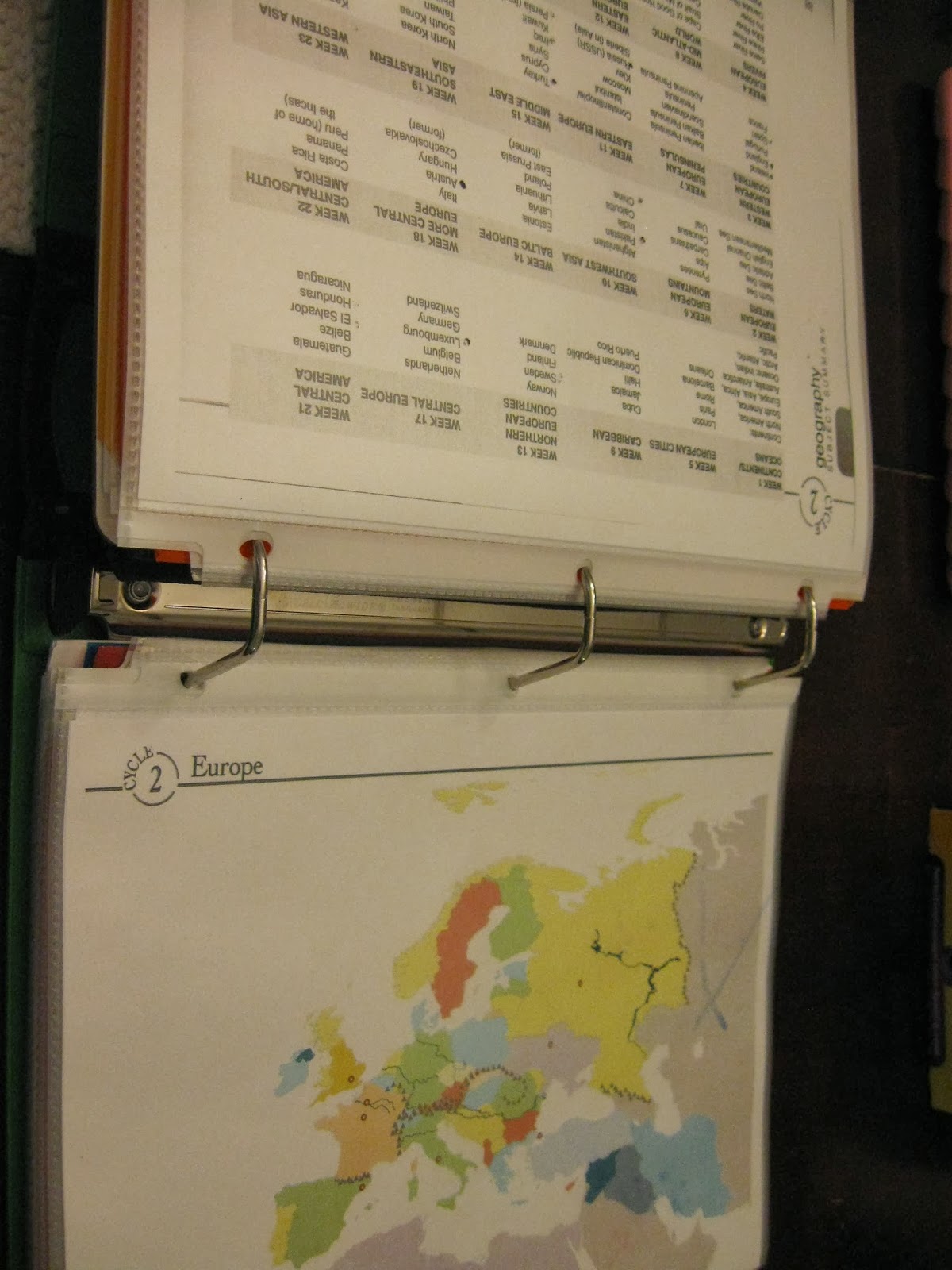 And Here We Go!: Geography Binder