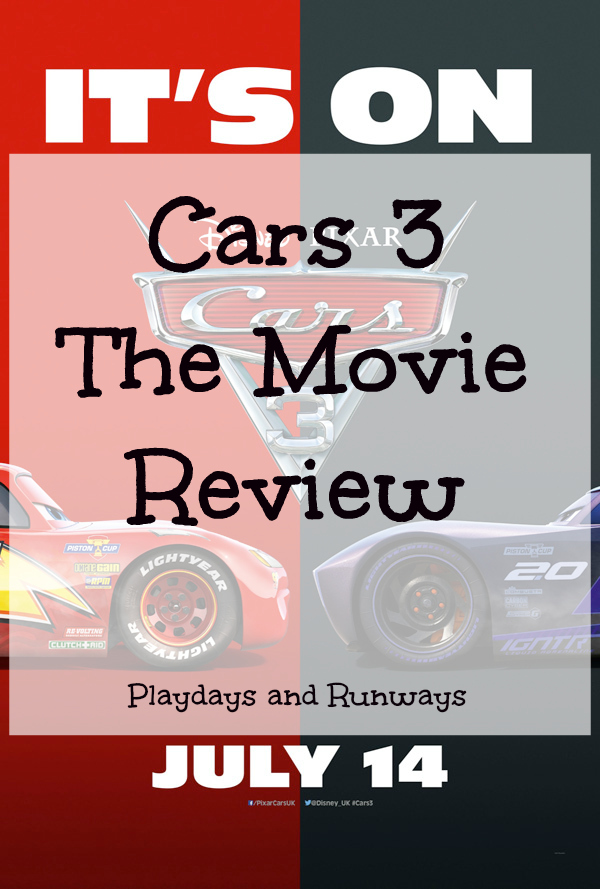 Playdays and Runways: Disney Pixar Cars 3 Movie Review