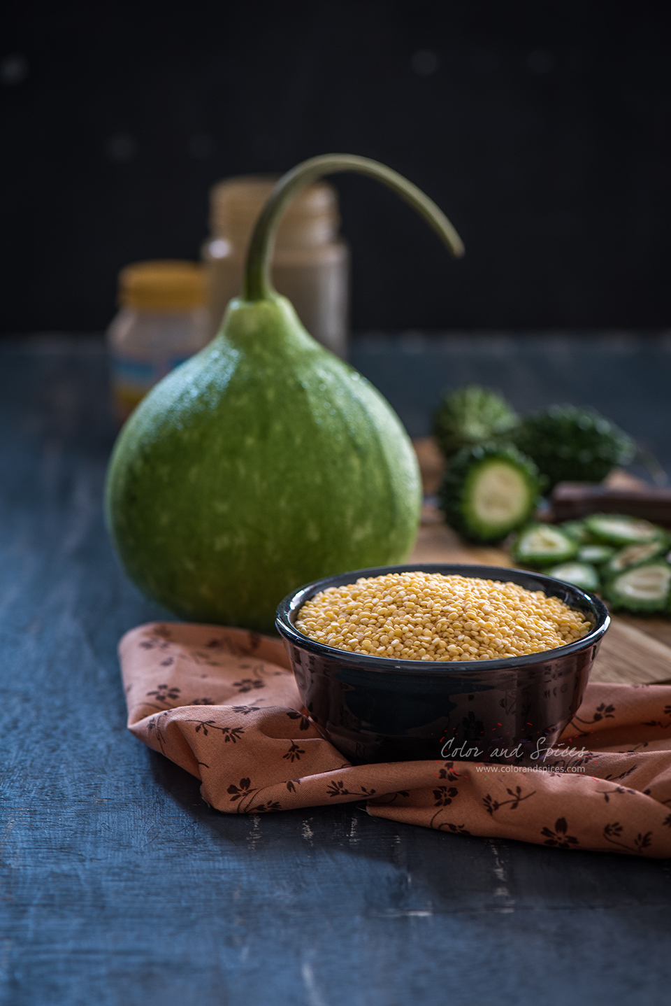 Color and Spices: Tetor dal:yellow lentil with bitter gourd