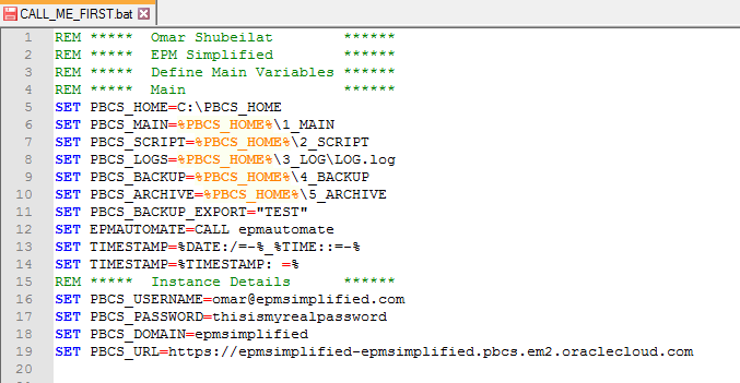 EPM Simplified: PBCS, EPM Automate, and Nightly process automation EPM Simplified: PBCS, EPM Automate, and Nightly process automation