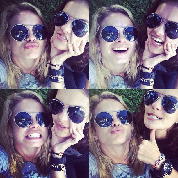 Lovers Lua Blanco: Lua Blanco posta foto com a irmã Marisol Blanco, em seu Instagram.