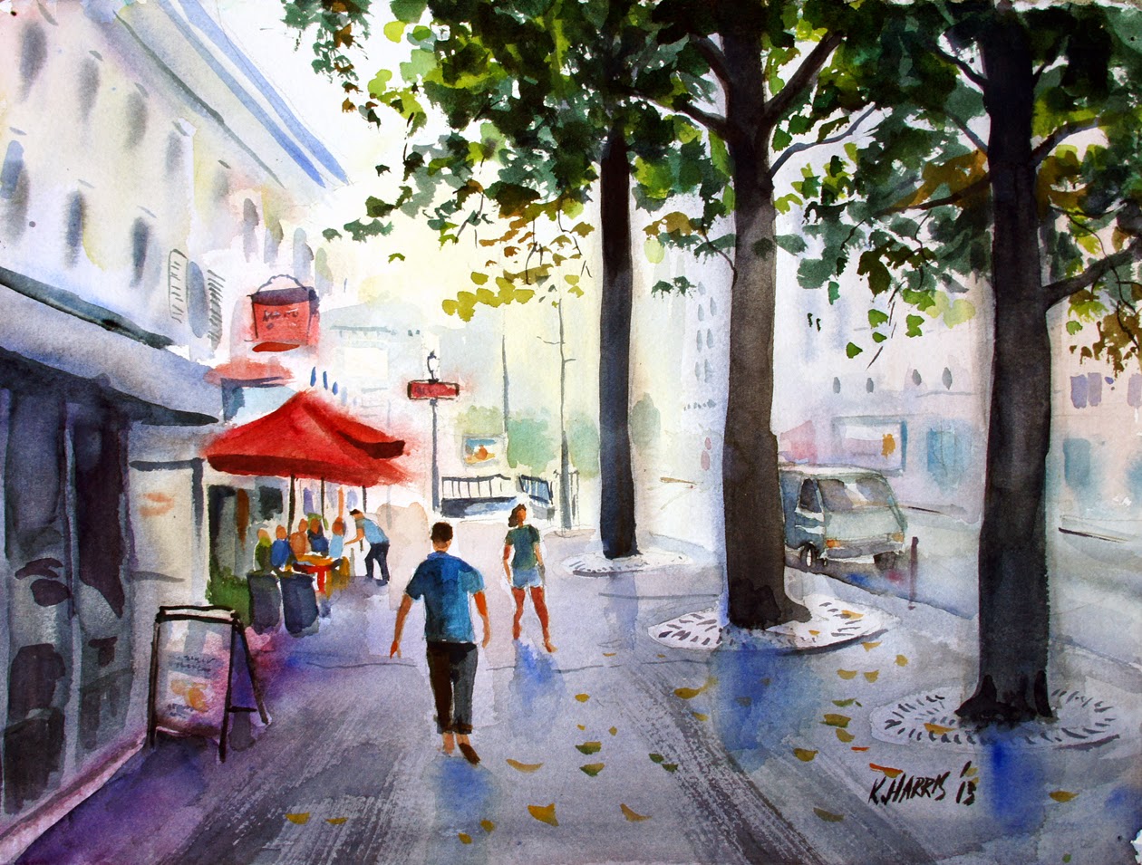 Ken Harris Watercolors: Paintings From Summer 2013