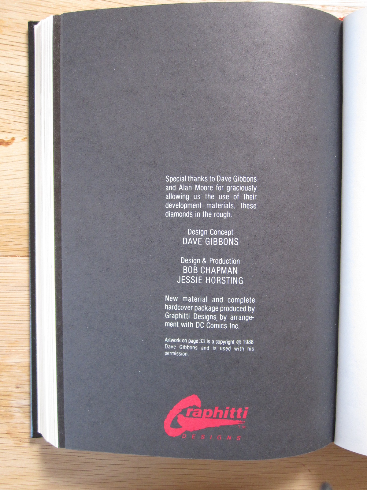 my absolute collection: Watchmen Graphitti Designs Limited Slipcase ...