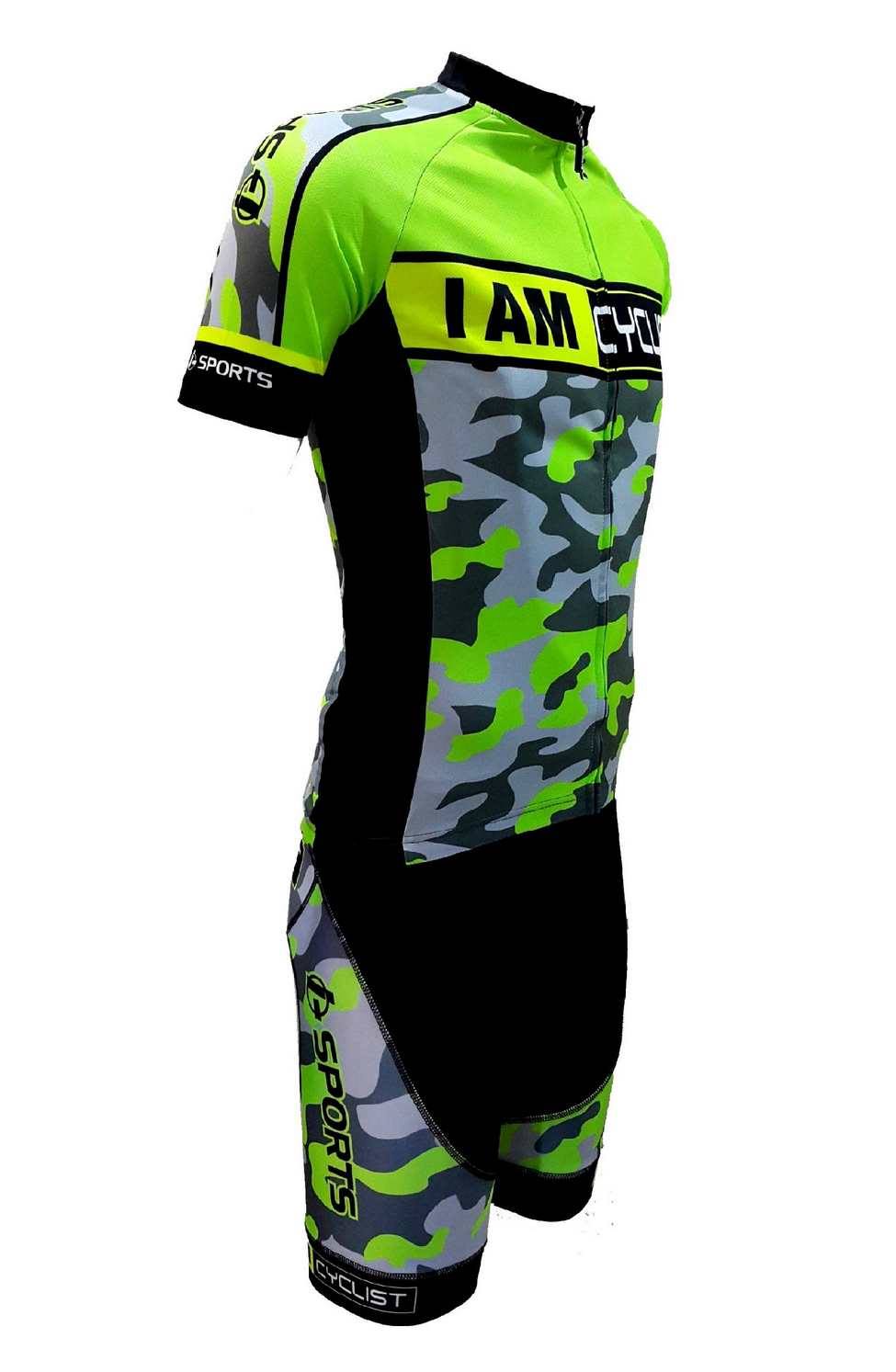 I AM CYCLIST CAMOUFLAGE FLUORESCENT PREMIUM VERSION (HIGH QUALITY ...