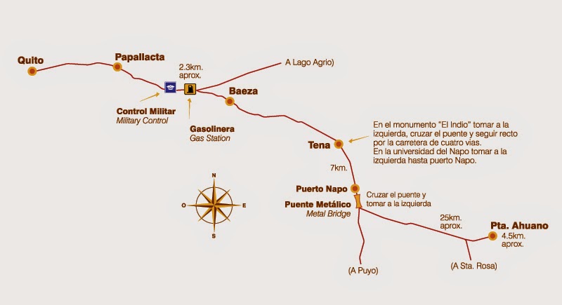 SECTORES TURISTICOS DEL TENA: octubre 2014