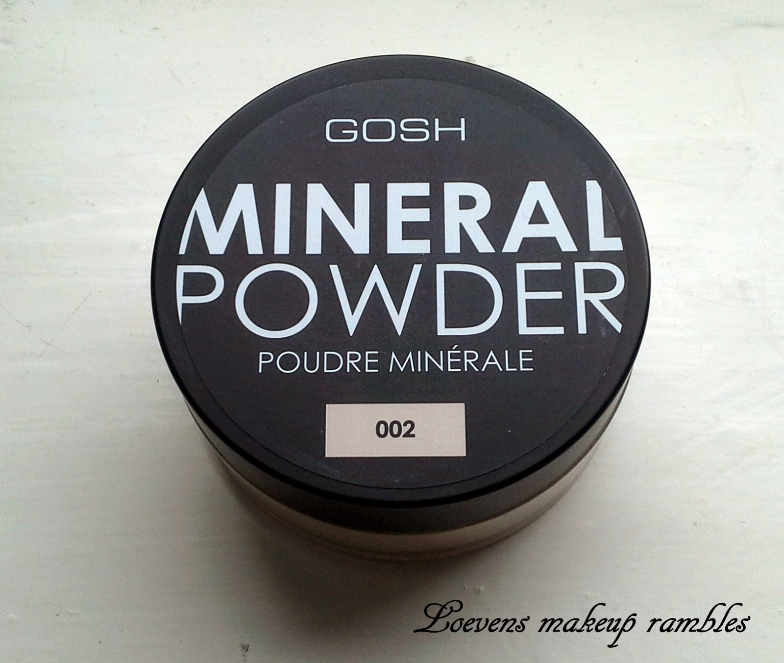 GOSH mineral powder review. | *Loevens makeup rambles*