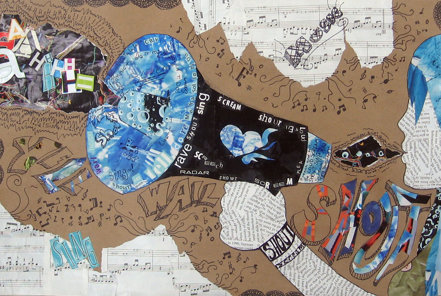 Art at OHS: Collages by Art 1 Class