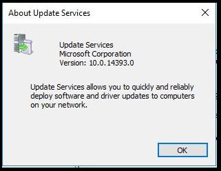 Venu Singireddy's blog: how to check wsus version on the server