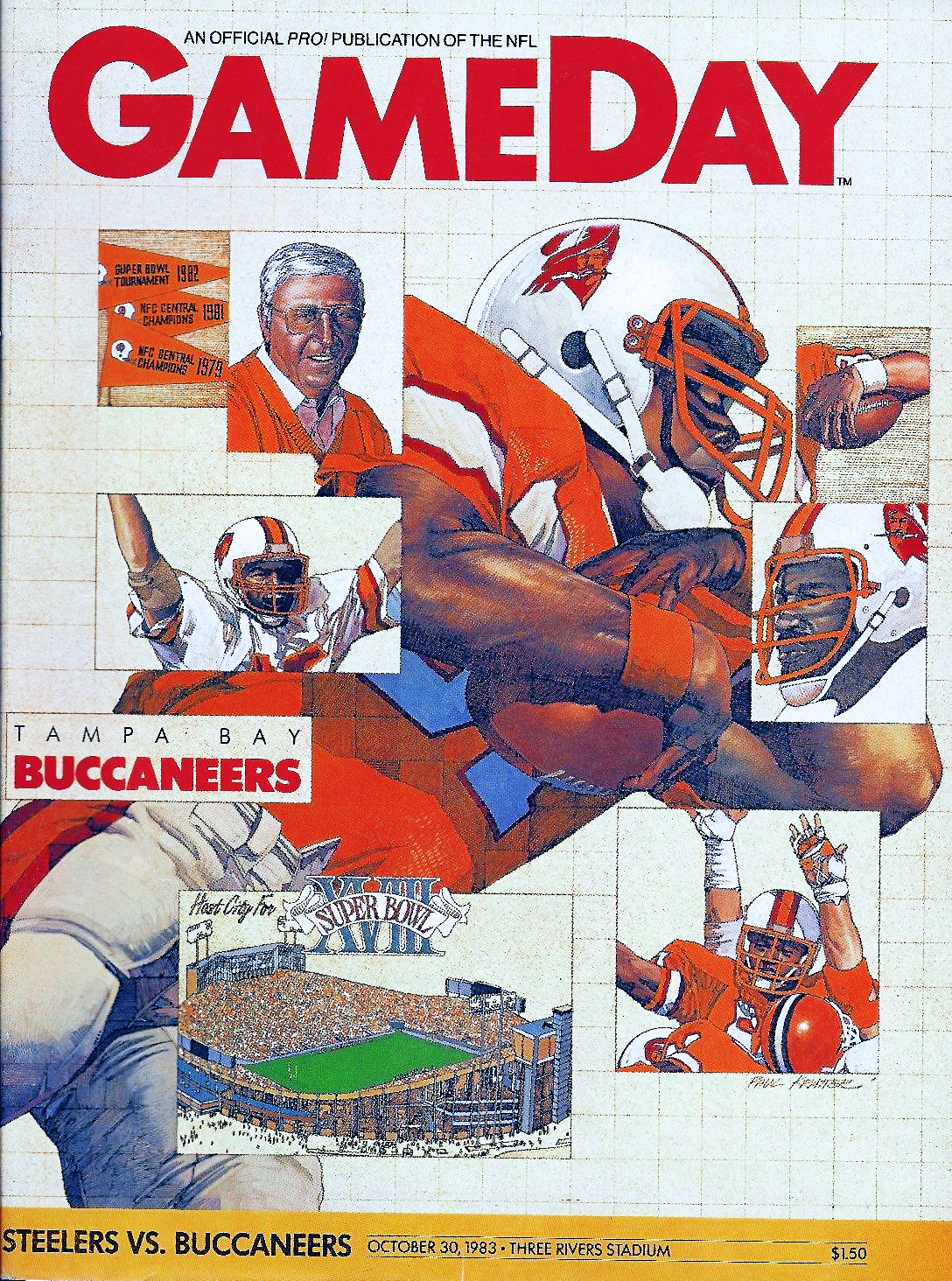 Pro Football Journal Presents: NFL Art: 1983 NFL Game Program Art