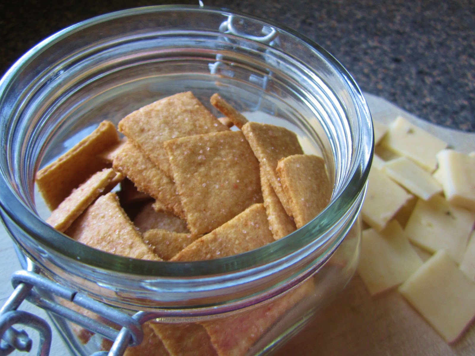 Homemade Wheat Thin Crackers