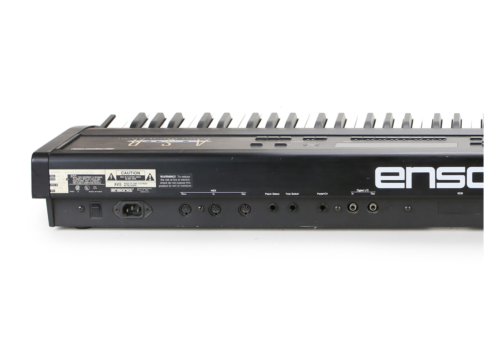 MATRIXSYNTH-B: Ensoniq ASR-10 Sampling Keyboard OS 3.53