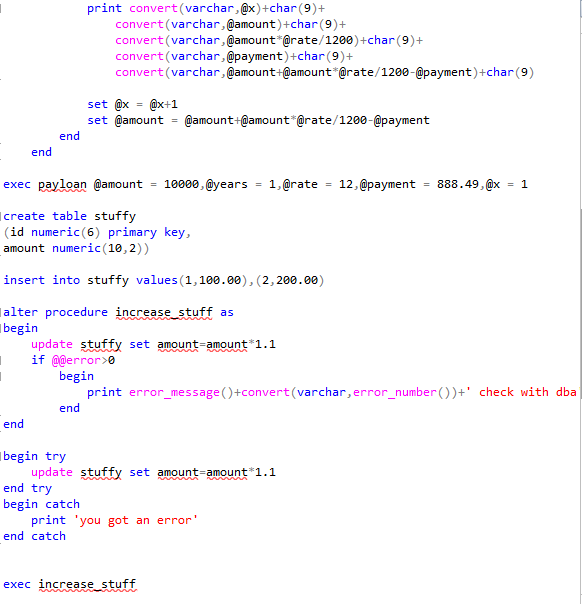 Chuanshuoge: sql function, procedure, trigger