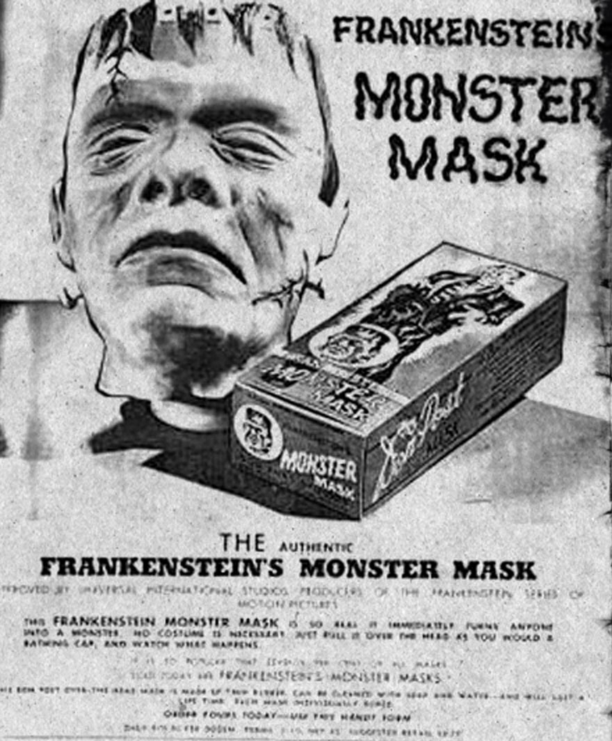 The Authentic Frankenstein's Monster Mask - Don Post Studios | Blood ...