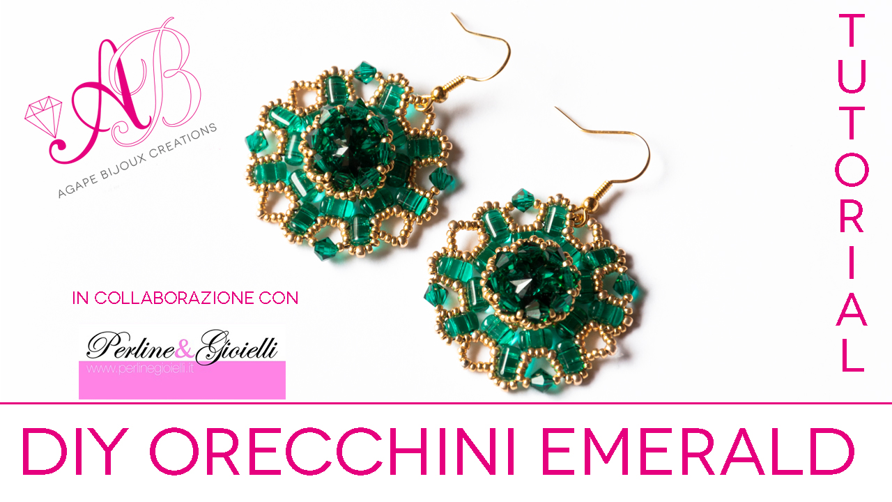 Natalia Savastano Gioielli : Tutorial orecchini Emerald | in collaborazione con Perline & Gioielli