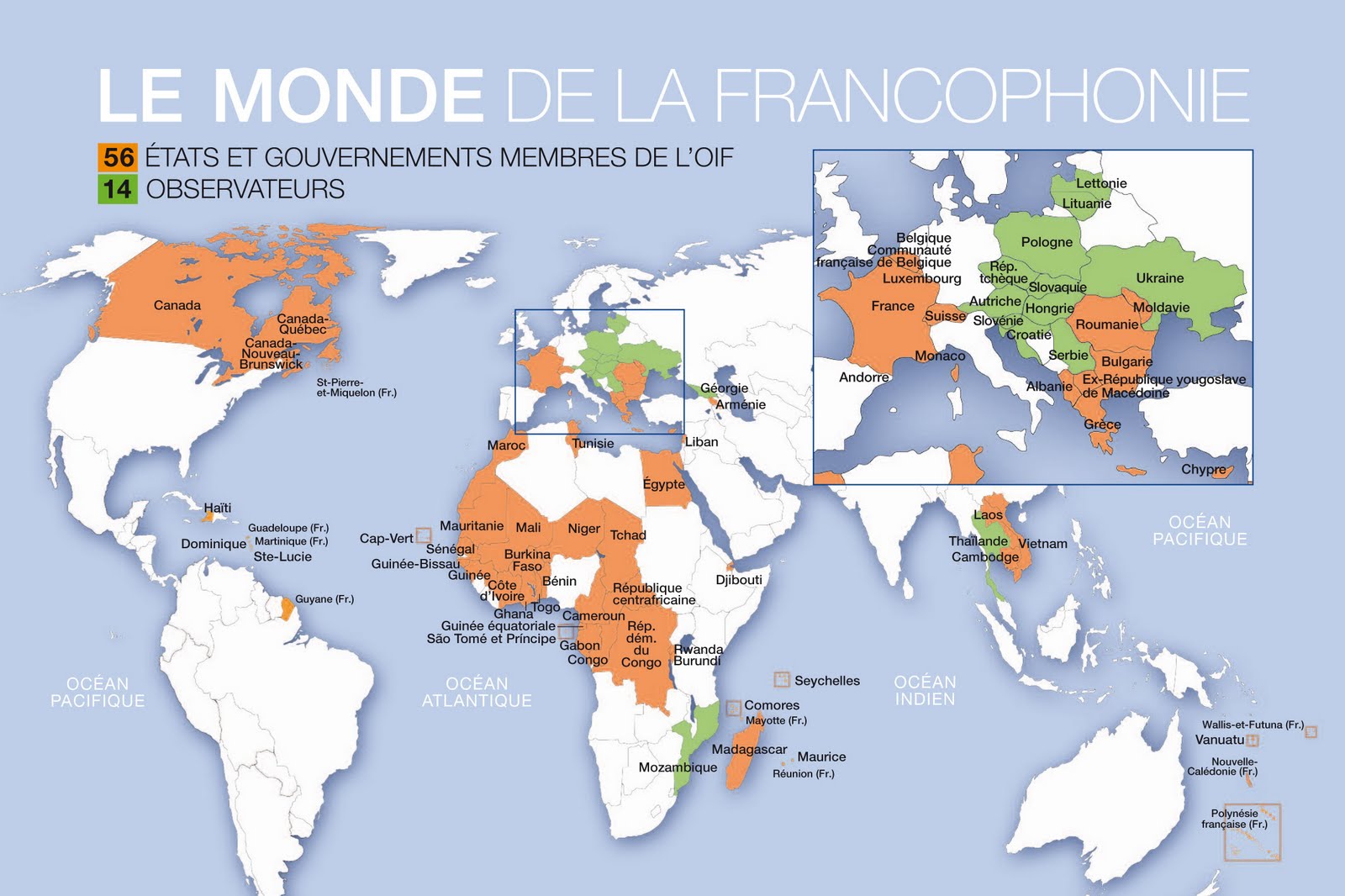 Le tour au monde de la langue Française: La journée de la Francophonie