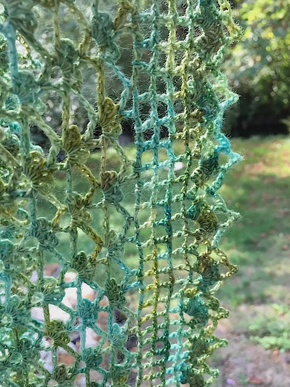 Illuminate Crochet: Summer Sprigs Lace Scarf in a Special Colorway from ...