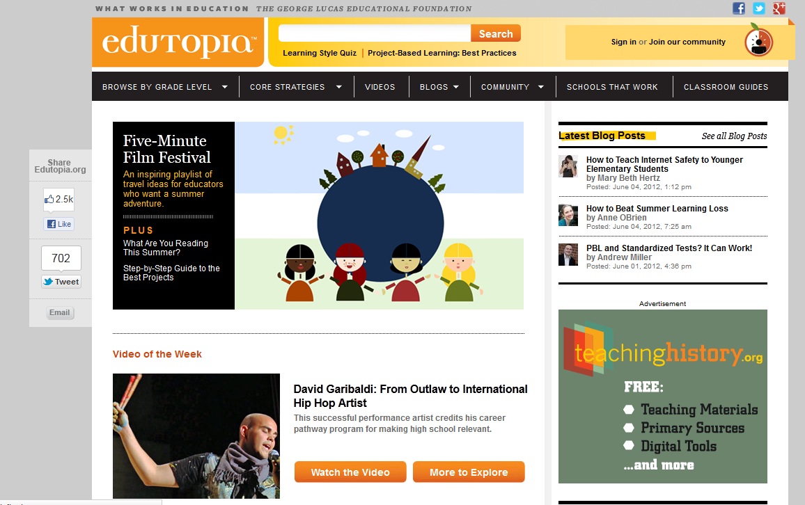 Look Who's Learning Too: Top 6 websites for teaching, learning and CPD