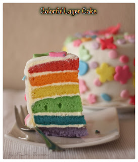 Colorful Layer Cake 彩色蛋糕