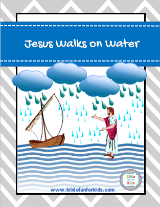Jesus Walks on Water | Bible Fun For Kids