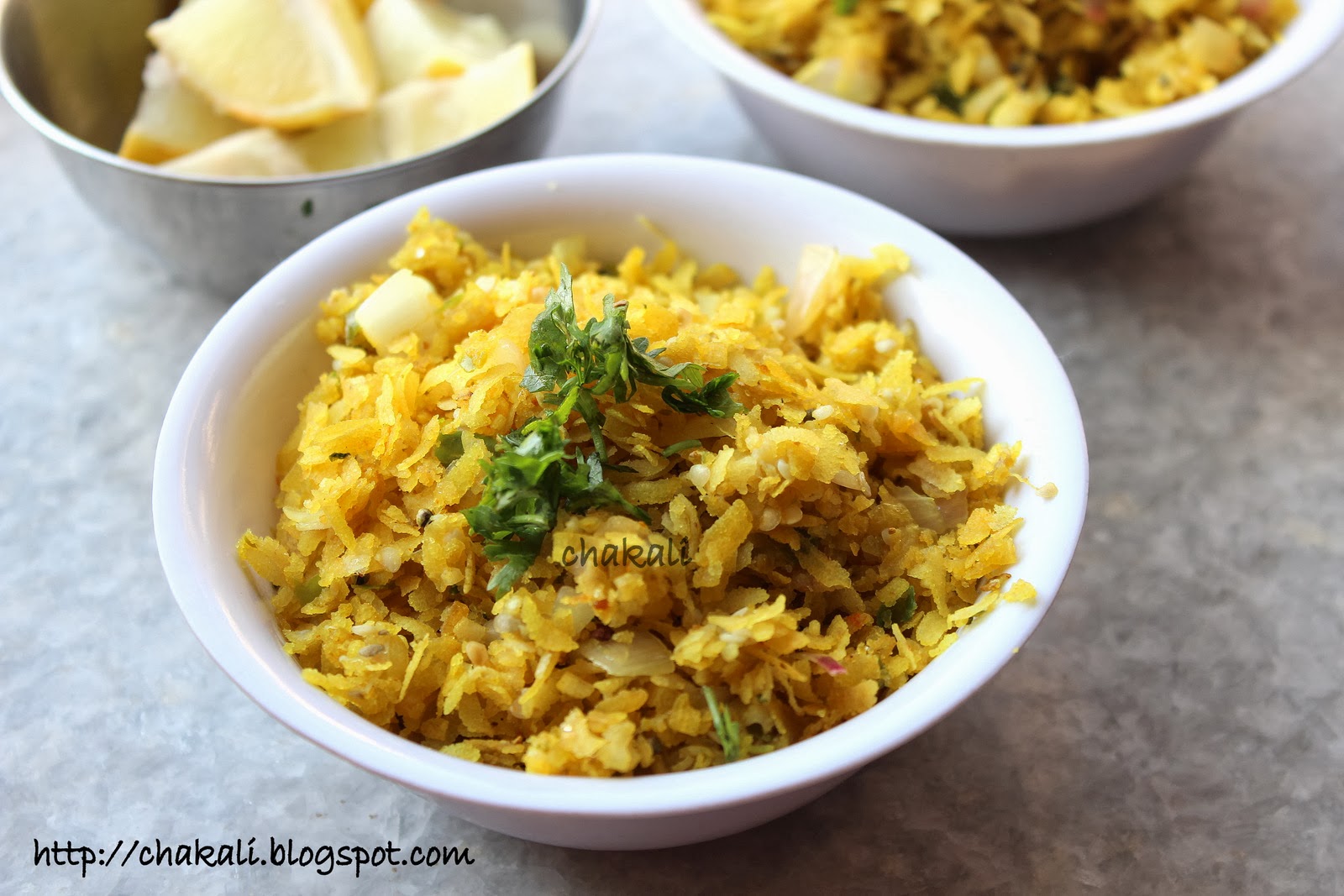 वांग्याच्या भरताचे पोहे - Bharitache Pohe | चकली