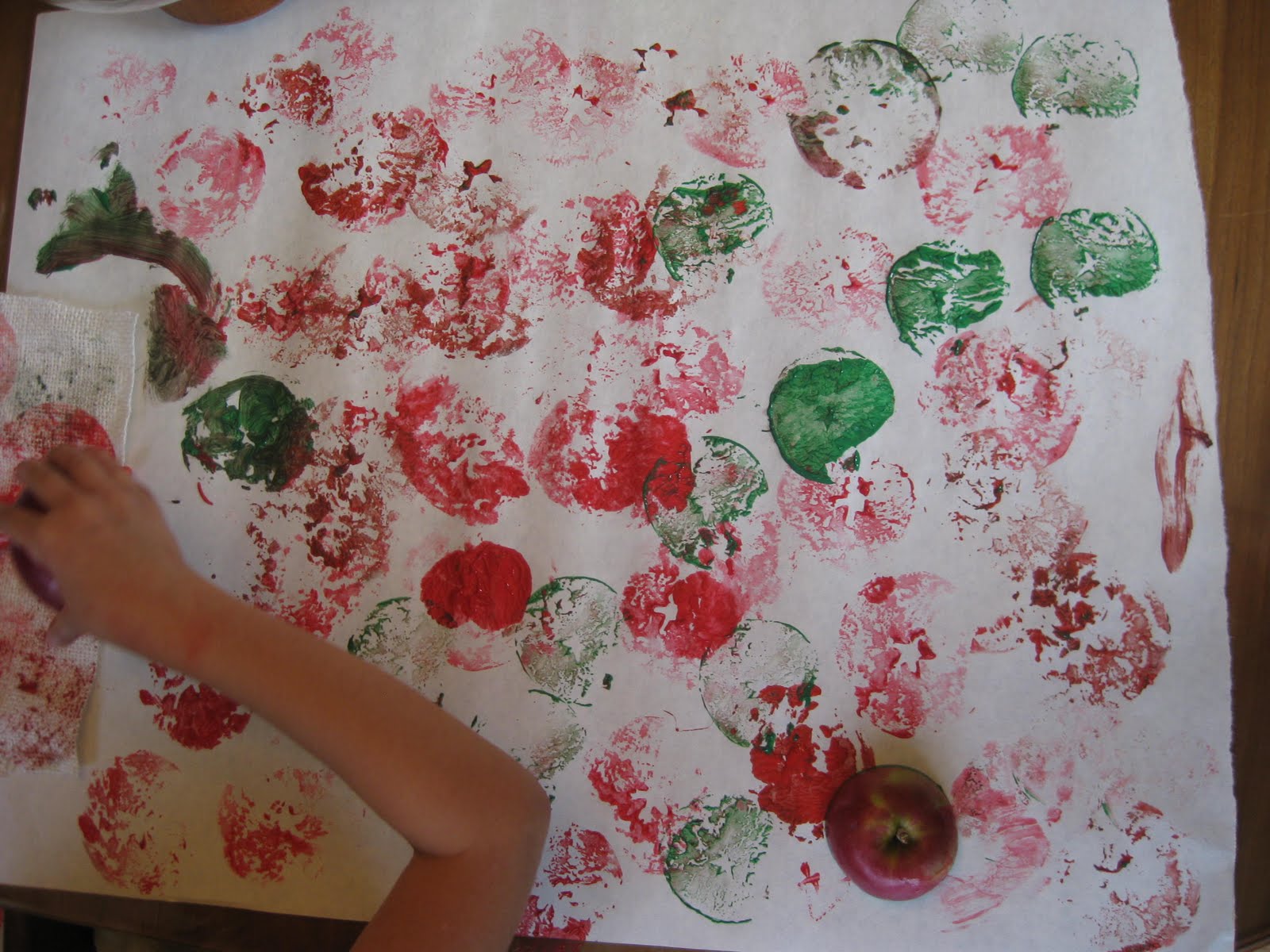 The Wonder Years: Apple Prints and The Story of : The Little Red House ...