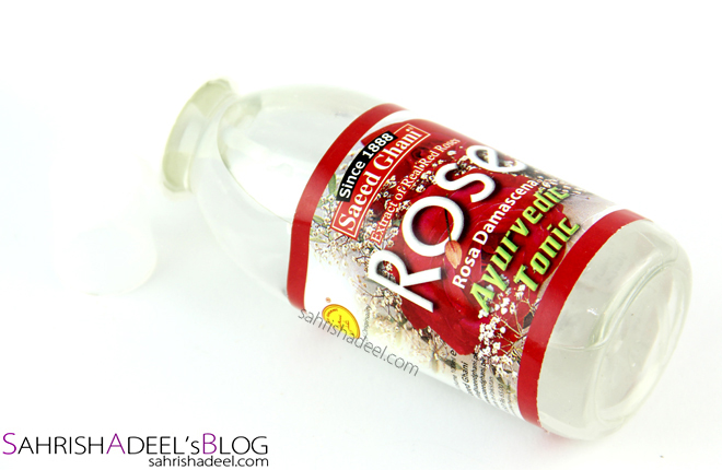 Saeed Ghani Rose Water - Review | Sahrish - Beauty and Lifestyle Blogger!