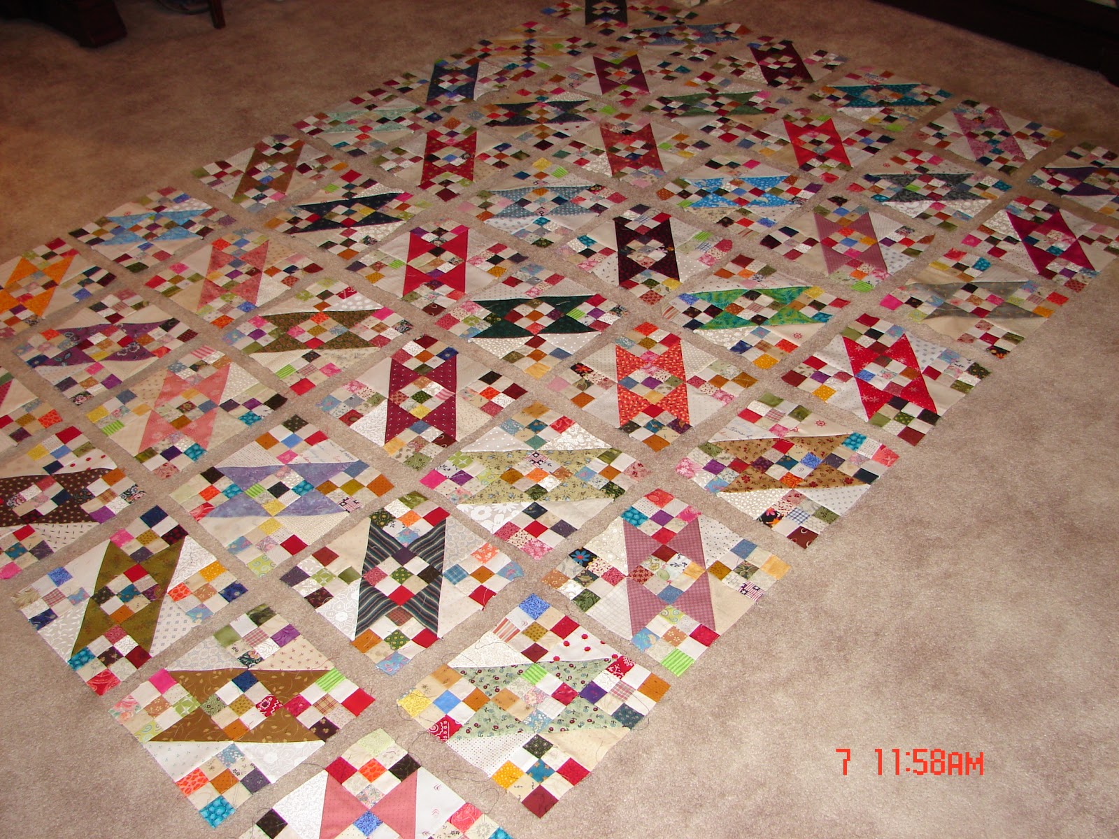 JulieKQuilts: Tumalo trails...blocks are all complete!