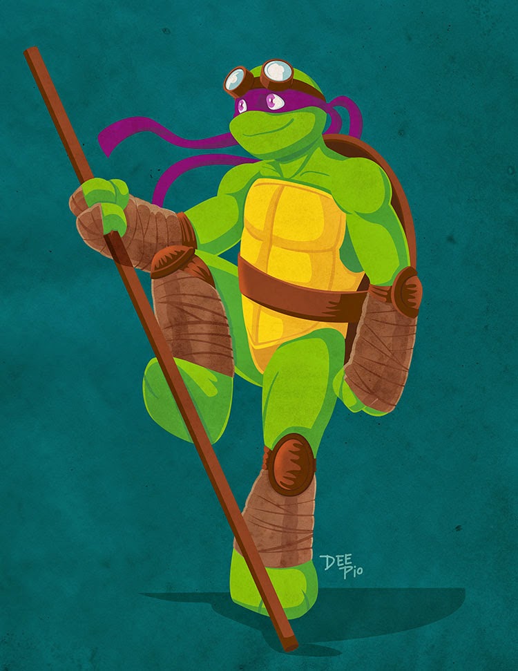 Scribble Nerds: A Turtle...of the Teenage Mutant Ninja Variety.