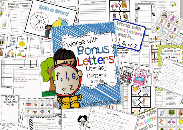 Phonics Themed Centers & Thanksgiving Updates