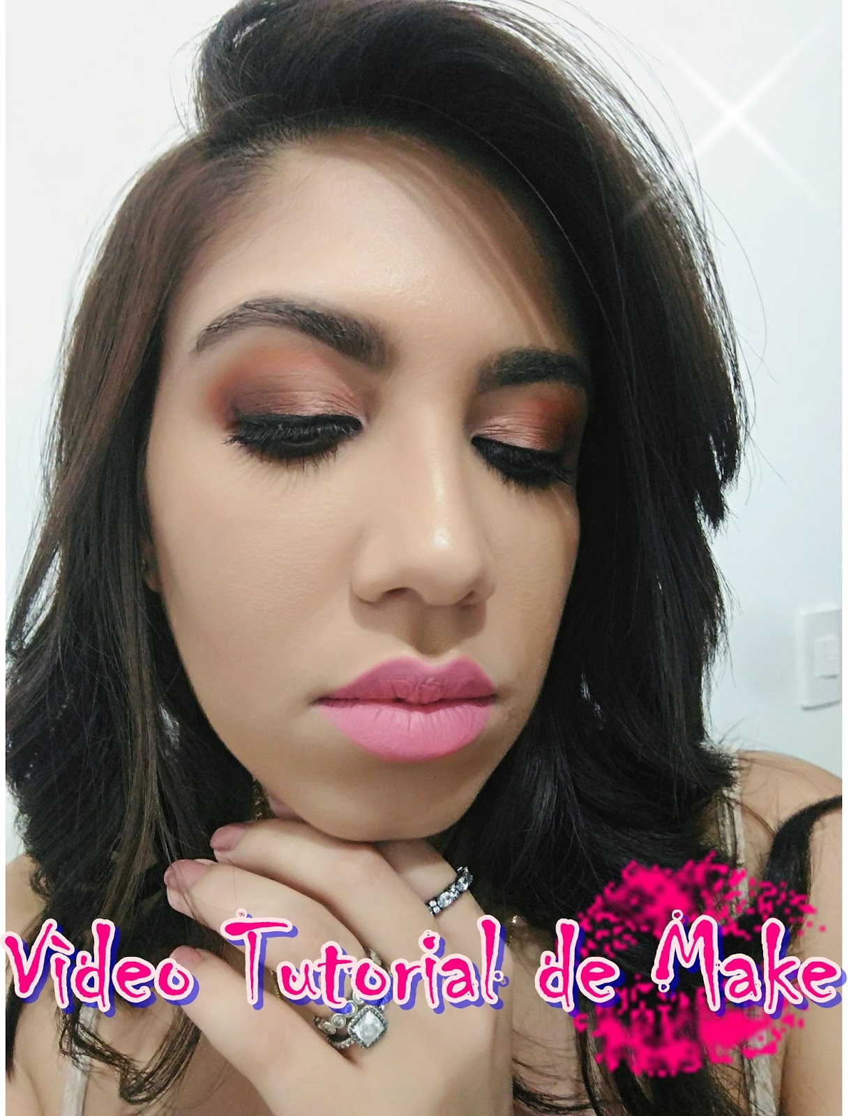 VÍDEO: TUTORIAL DE MAQUIAGEM - Marina em três tons